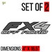 FX4 Off-road Decals Kit, Compatible With Ford F150 F250 F350 F Truck ...