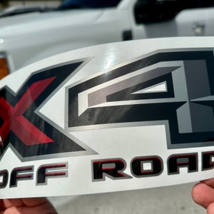FX4 off Road Decal Replacement Sticker F150 Bedside F Truck Super Duty ...