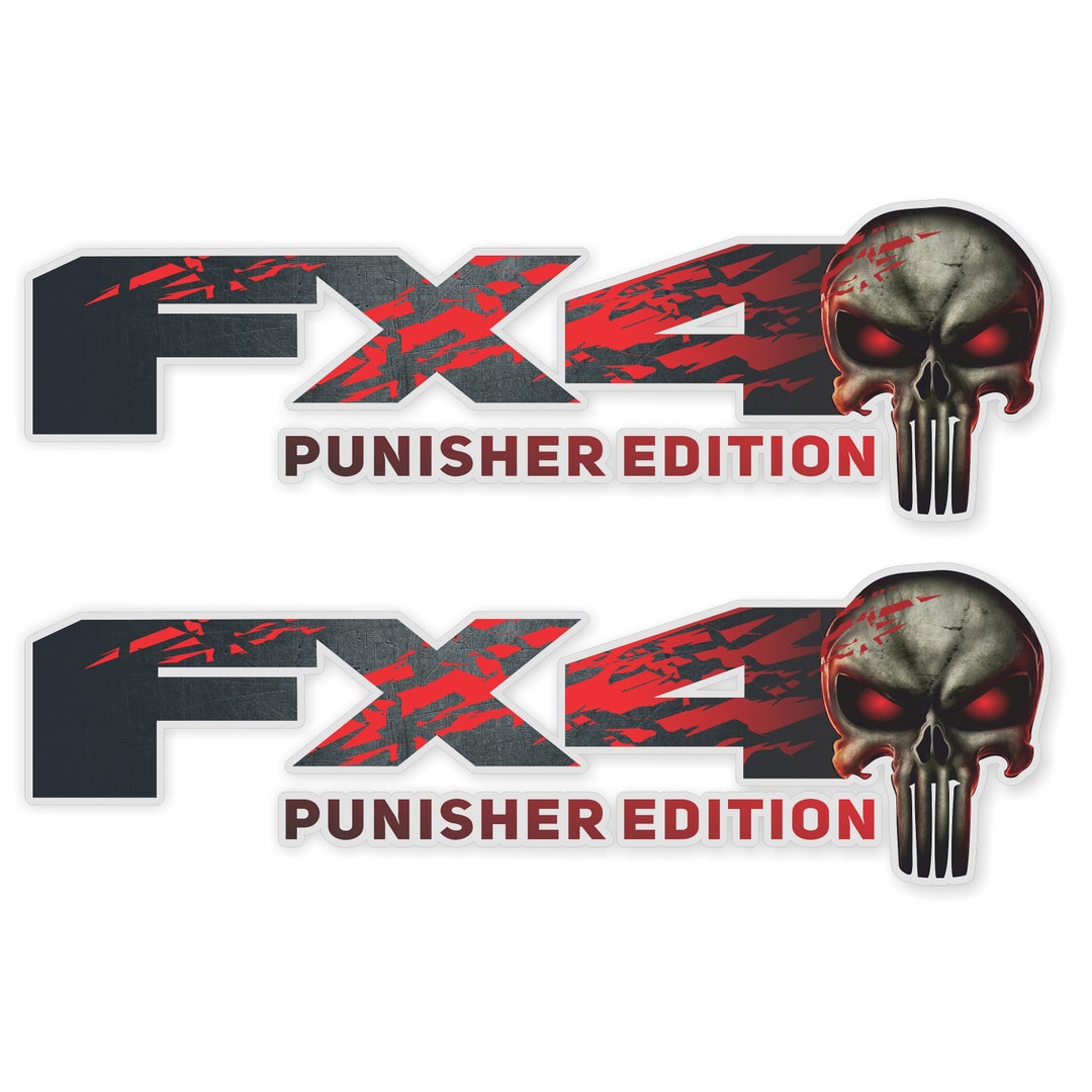 FX4 Decals Replacement Stickers, Compatible With Ford F150 Truck, Skull ...