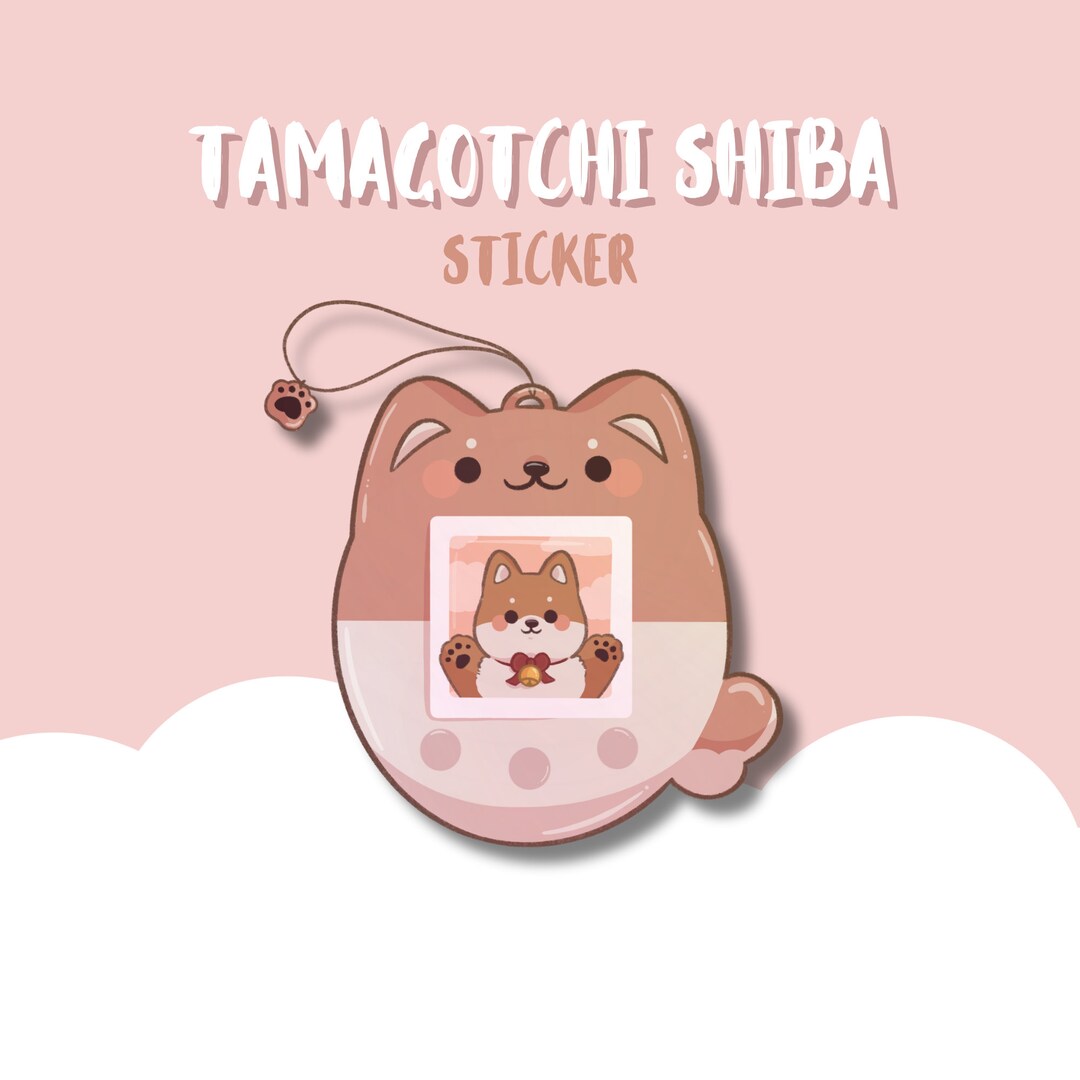 Tamagotchi Shiba Sticker Animal Stickers, Dog Stickers, Shiba Stickers ...