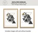 Boho Geometric Shapes Gallery Wall - Etsy