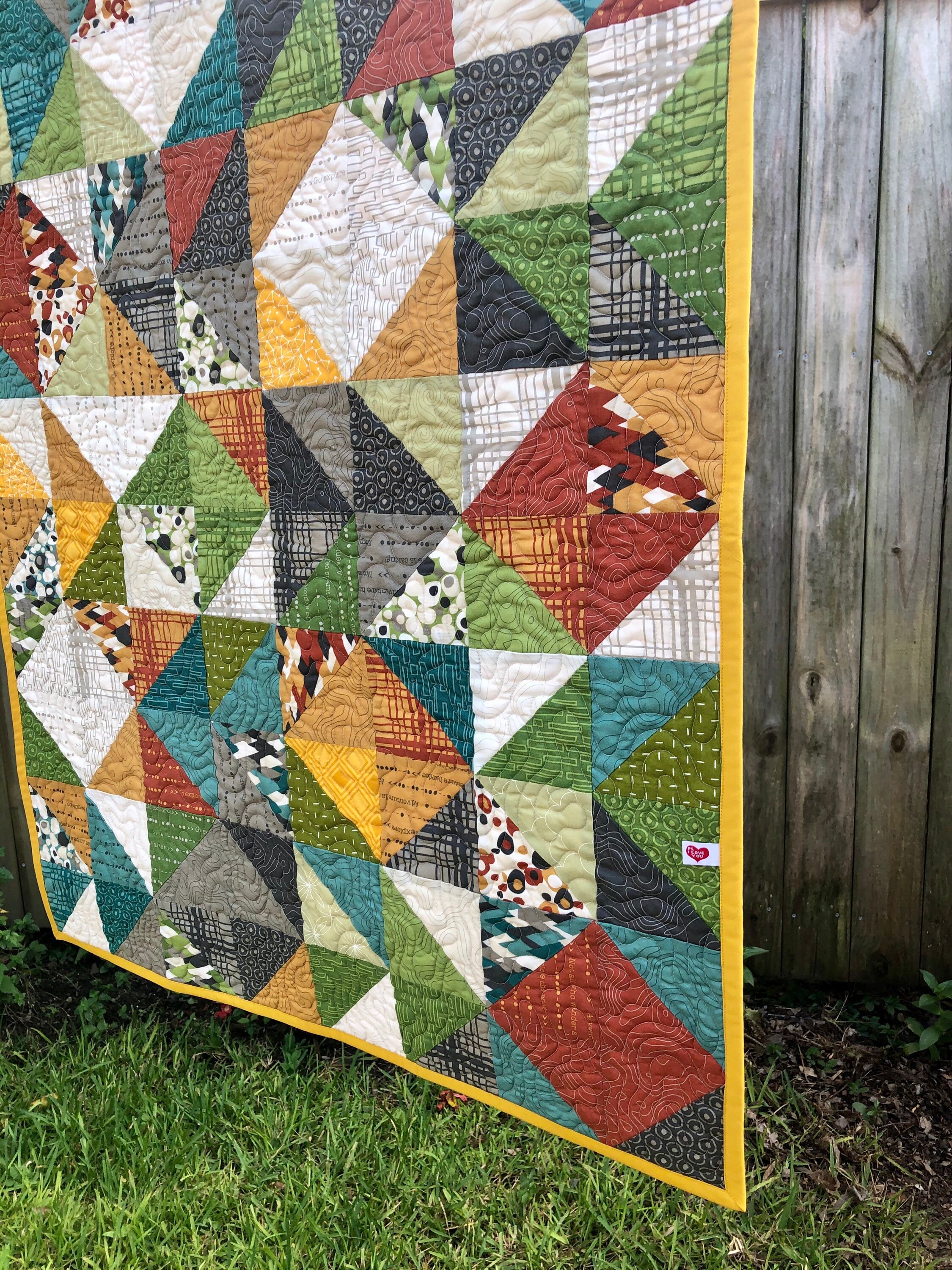 Baby Euclid Quilt Mid Century Modern - Etsy