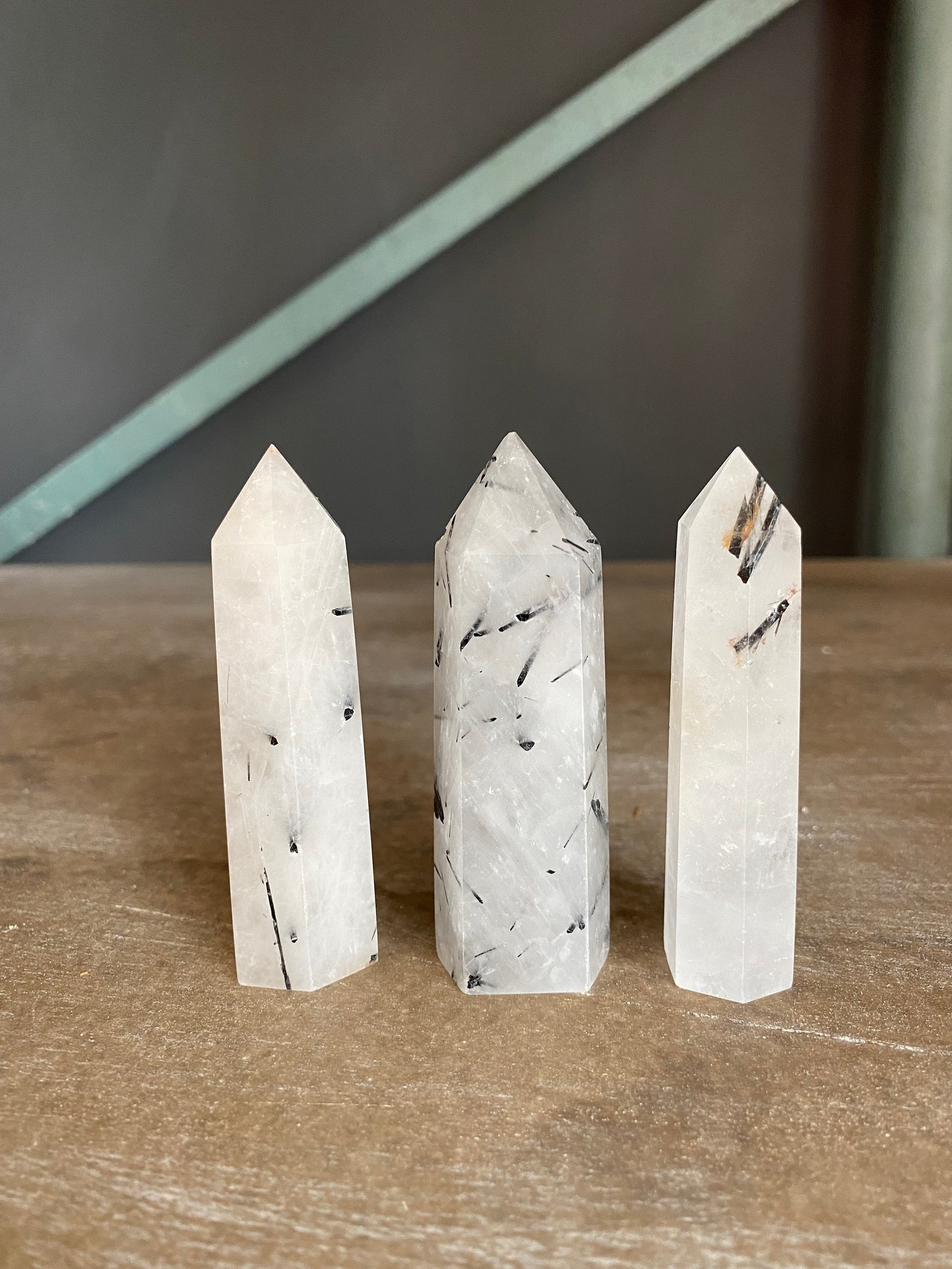 Tourmalinated Quartz Tourmaline Quartz Tower Tourmaline - Etsy