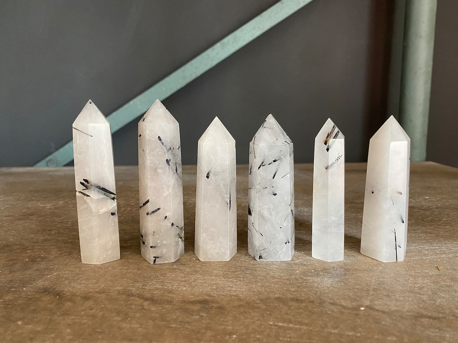 Tourmalinated Quartz Tourmaline Quartz Tower Tourmaline - Etsy