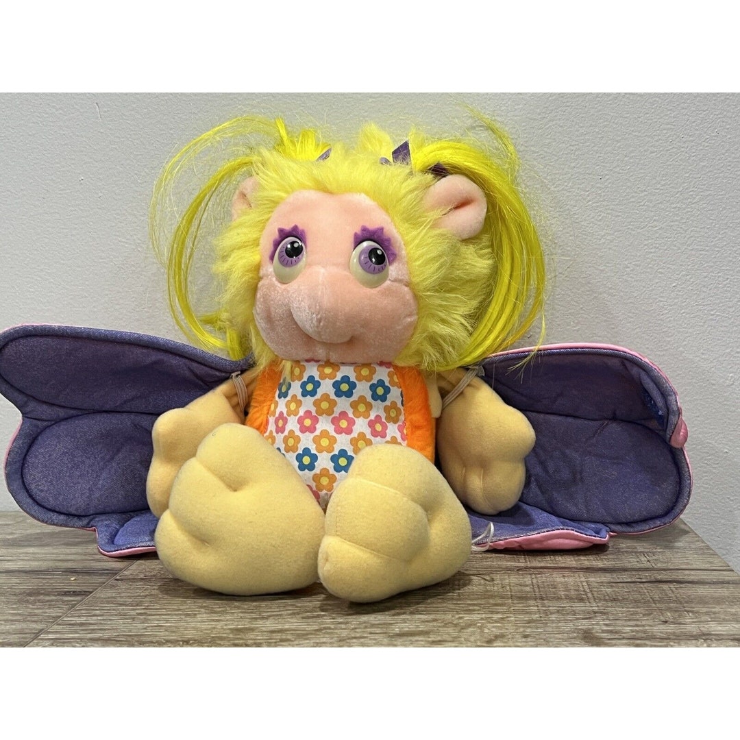 RARE Wing Dings Plush Creature Bat Doll Hasbro 1986 70450 - Etsy