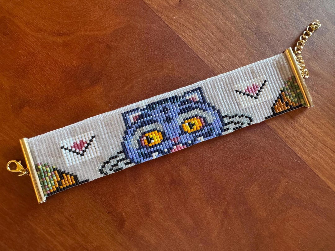 K-pop Demon Hunters Derpy Tiger Bead Loom Bracelet Pattern - Etsy