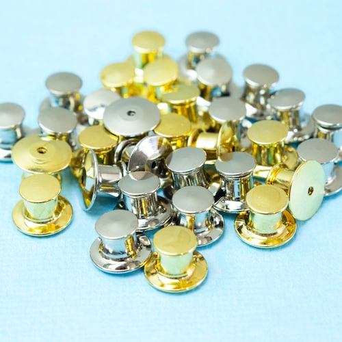 12 Pack of Locking Pin Backs / Pin Keepers Never Lose a - Etsy