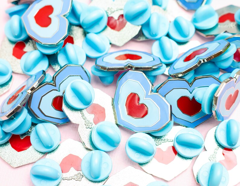 Heart Piece, Hard Enamel Pin - Etsy