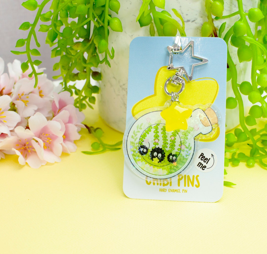 Bottled Soot Sprites, Acrylic Charm - Etsy