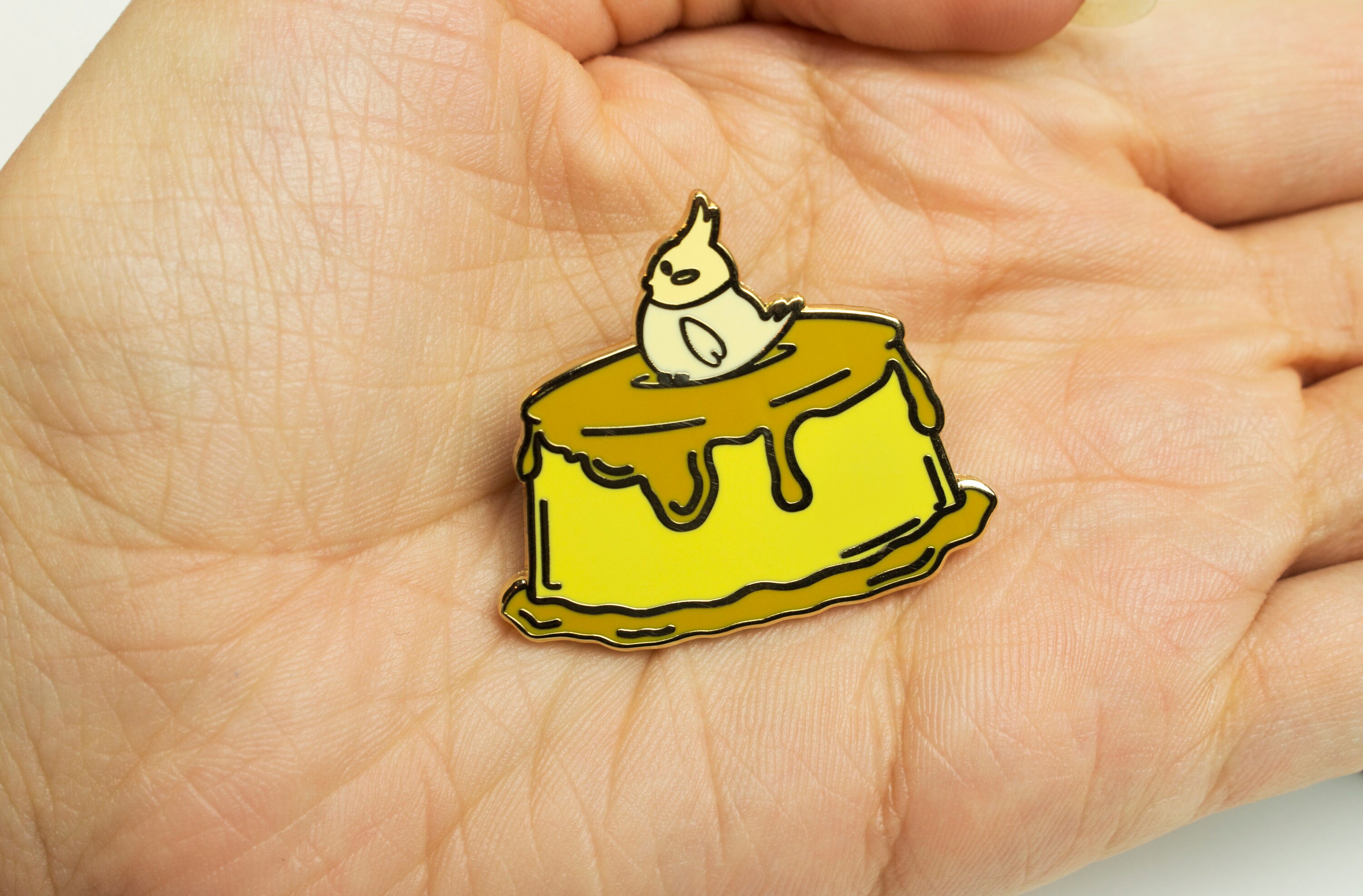 Flan, Hard Enamel Pin - Etsy Canada