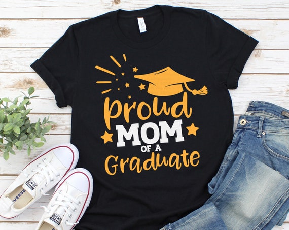 Proud Mom Of A Graduate Svg Mom Of Graduate Svg Graduation Etsy