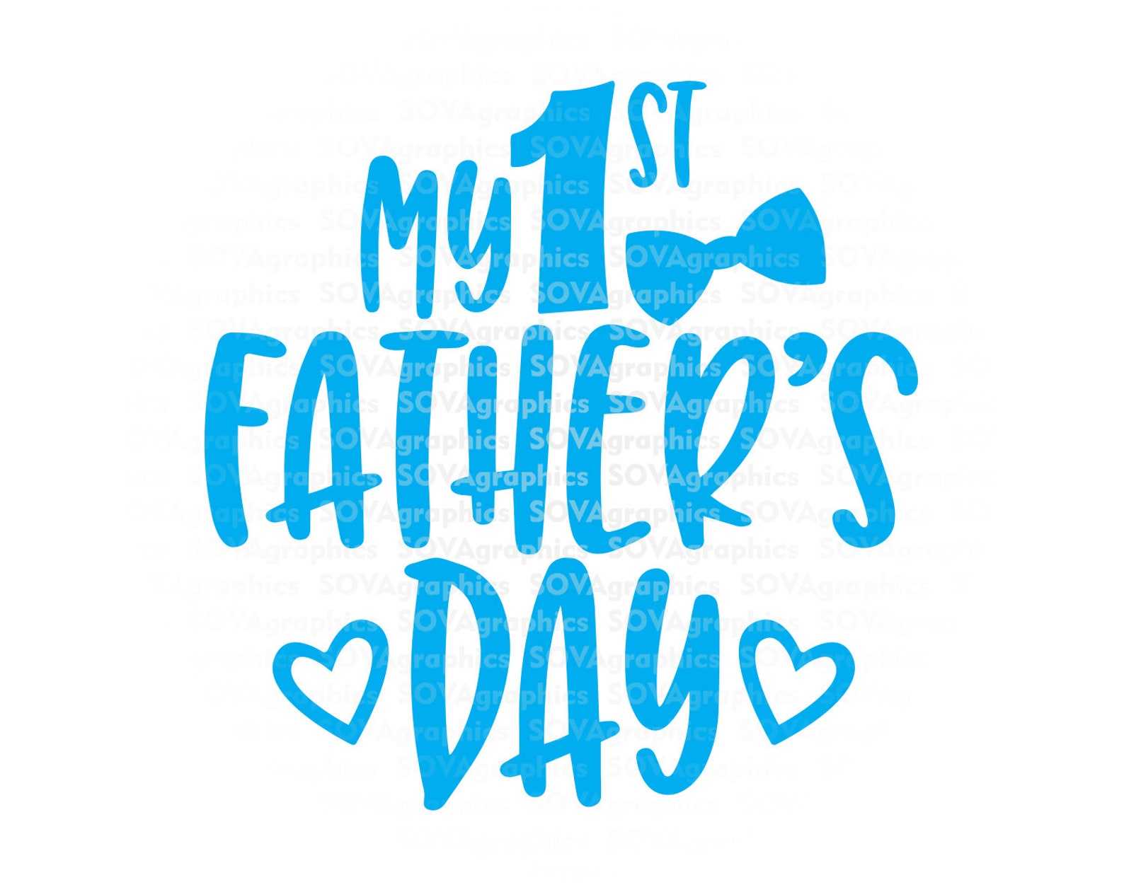My 1st Fathers Day Svg My First Fathers Day Svg Etsy