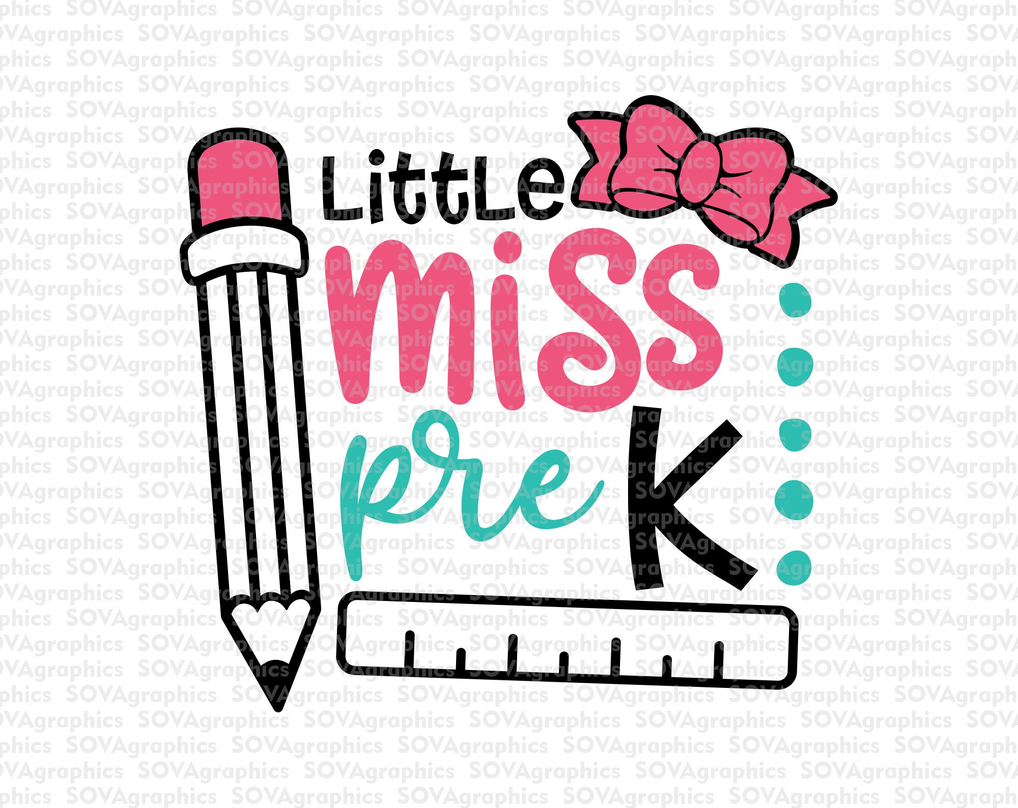 Little Miss Pre K Svg Pre-k Svg Back to School Svg School - Etsy Australia