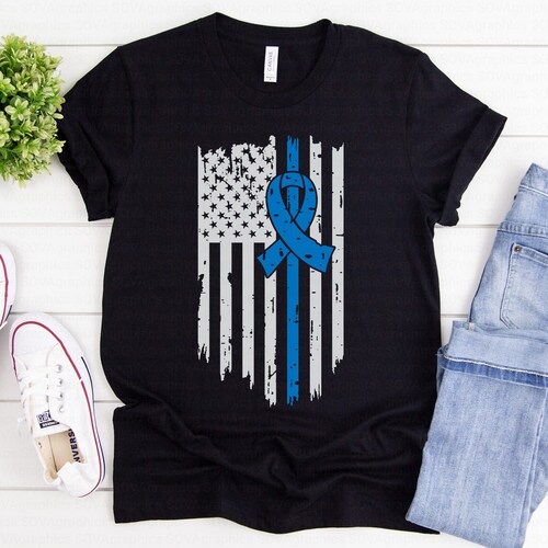 Colon Cancer Awareness Svg Bundle Blue Ribbon Svg Fight - Etsy