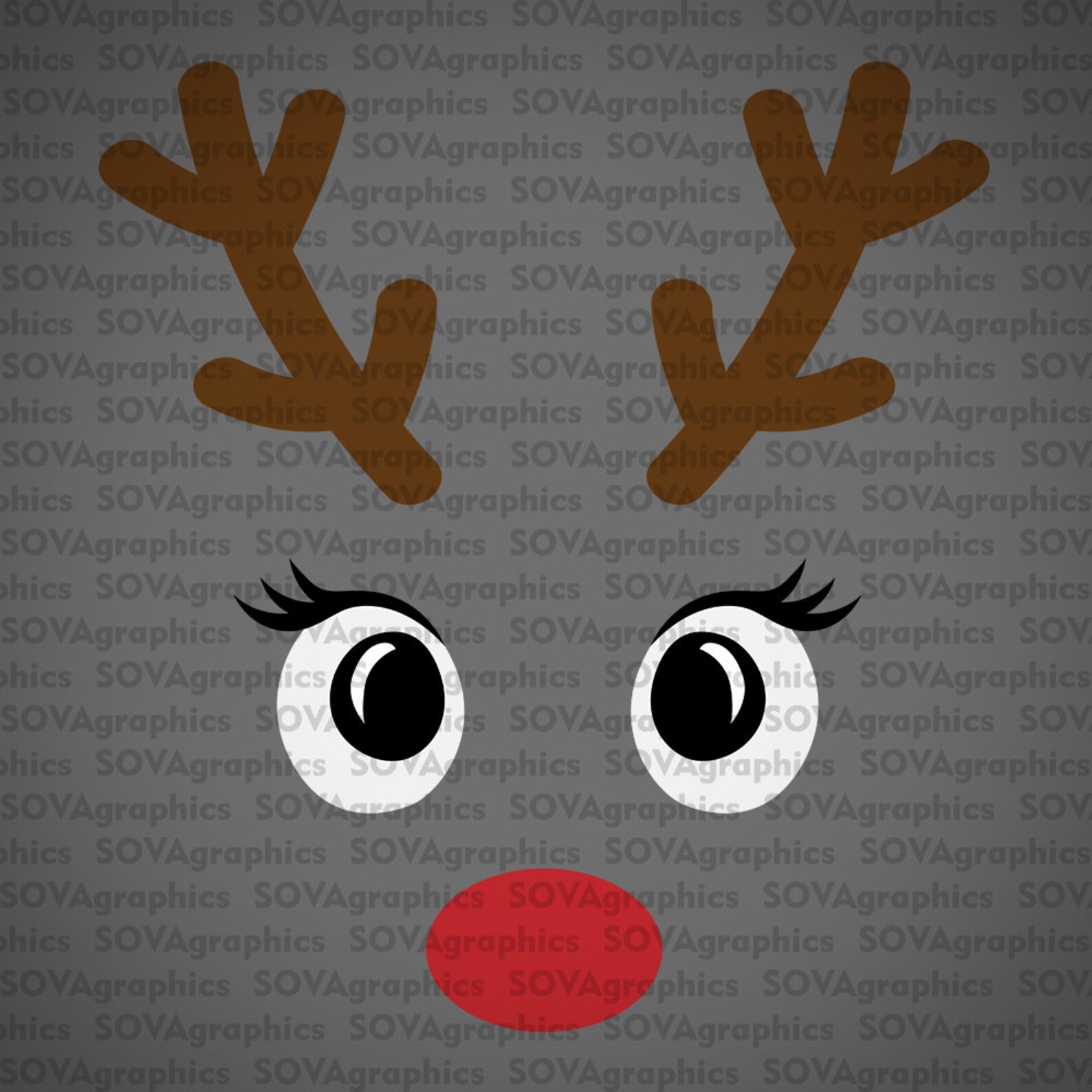 Christmas Svg Reindeer Svg Reindeer Girl Svg Dxf Deer Svg - Etsy