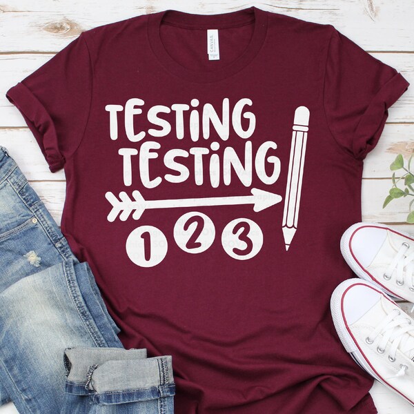 Test Day Svg - Etsy
