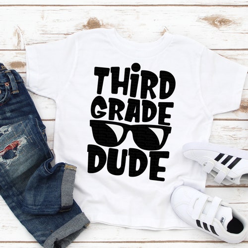 Hello Third Grade Svg Back to School Svg 3rd Grade Svg | Etsy