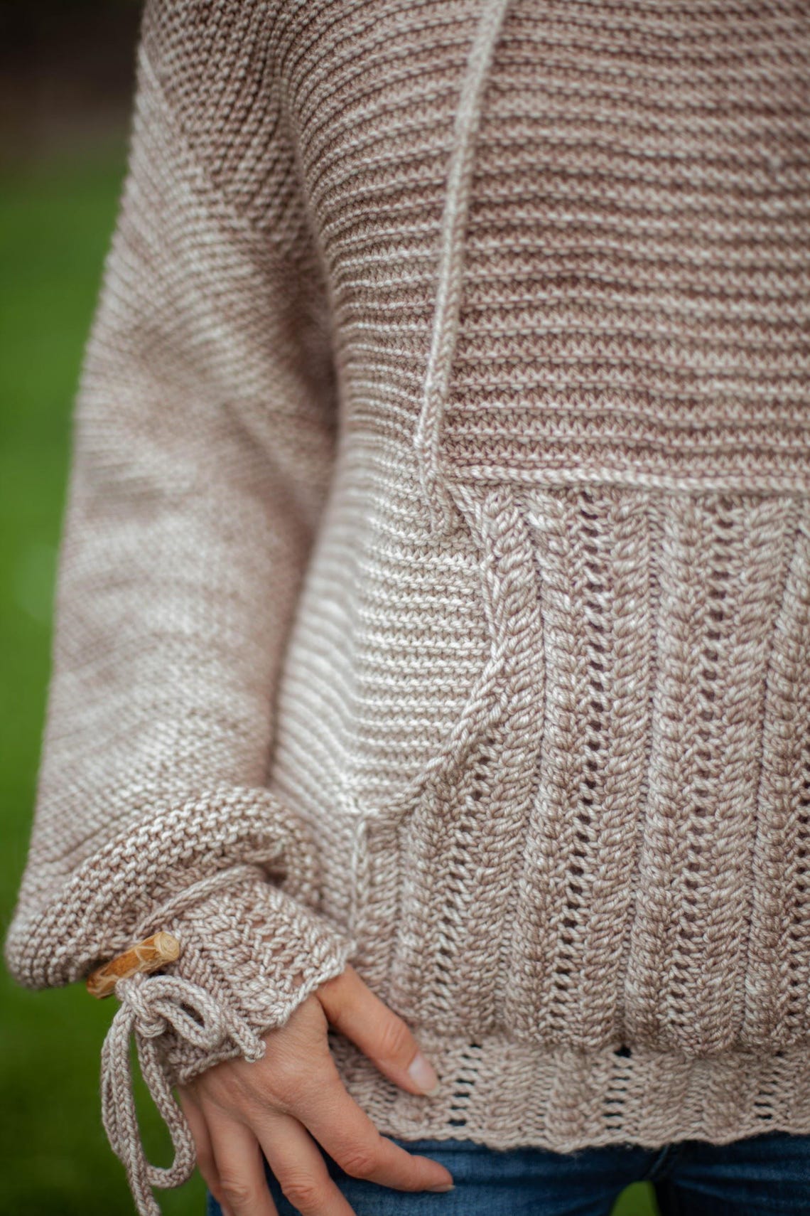 Knitting Pattern: Kaslo Campfire Sweater – Cozy Garter Stitch With ...