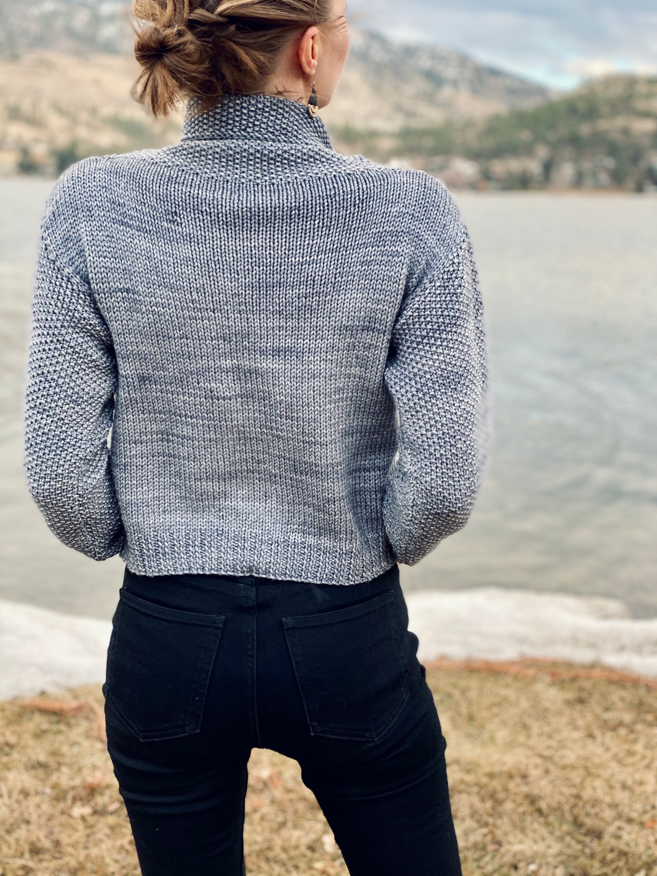 Turtleneck Sweater KNITTING PATTERN Cropped Sweater Knitting | Etsy