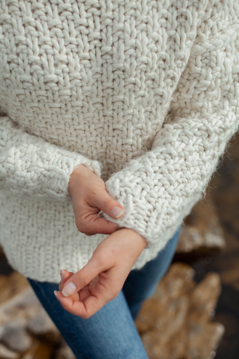 Basic Sweater Knitting Pattern, Basic Knit Sweater Pattern, Simple ...