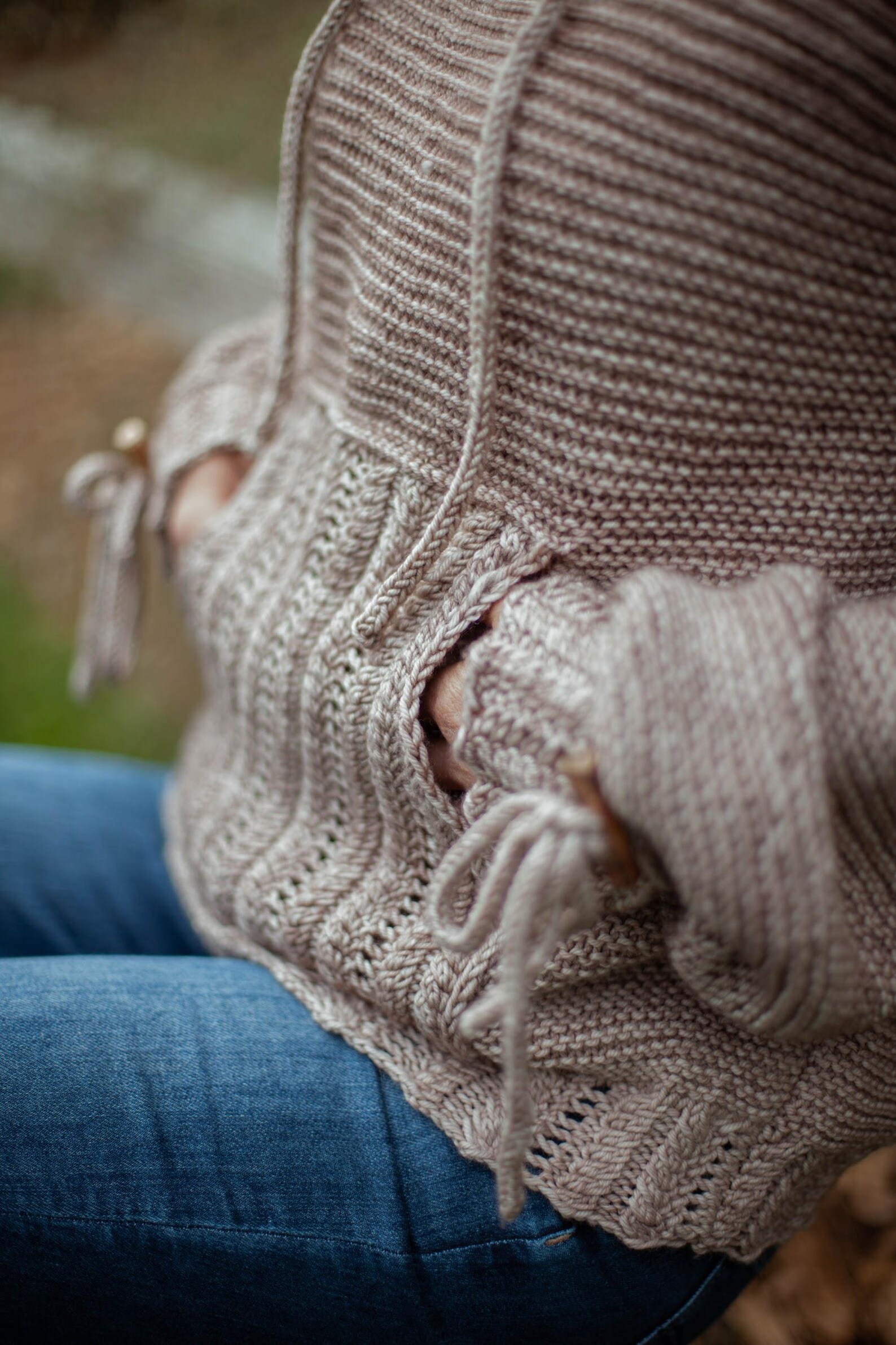 Knitting Pattern: Kaslo Campfire Sweater – Cozy Garter Stitch With ...