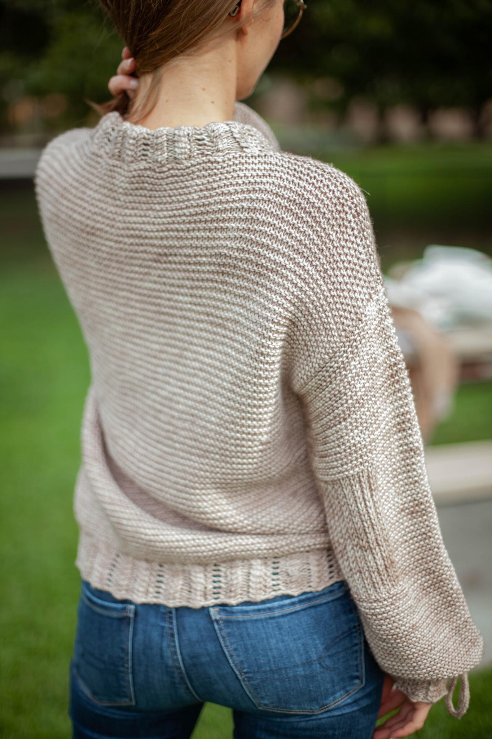 Knitting Pattern: Kaslo Campfire Sweater – Cozy Garter Stitch With ...