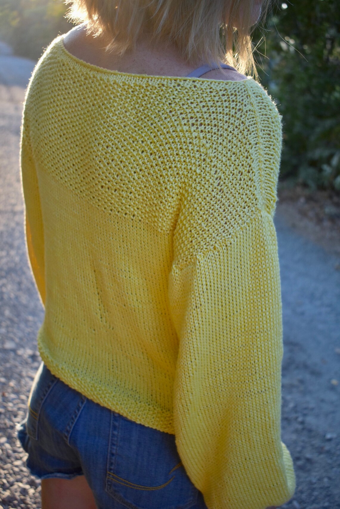 Cotton Sweater Knitting Pattern Summer Jumper Knitting - Etsy