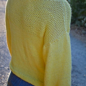 Cotton Sweater Knitting Pattern Summer Jumper Knitting - Etsy