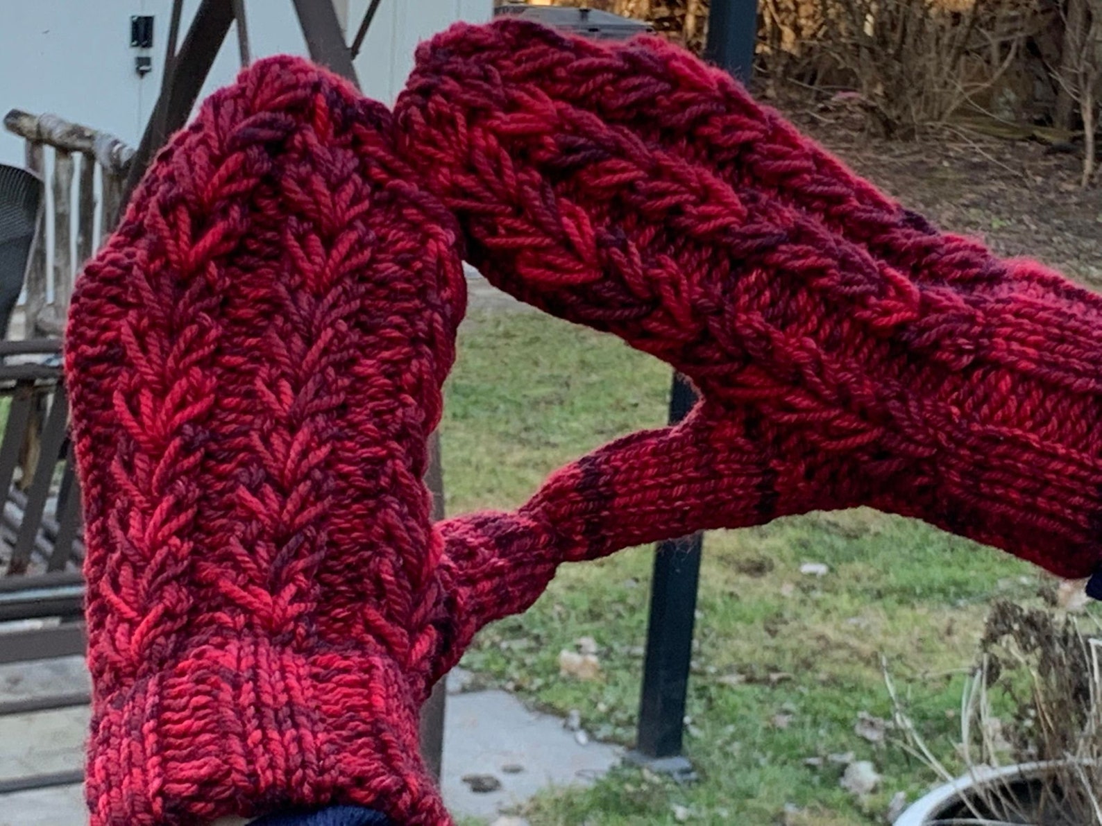 Cable Mittens KNITTING PATTERN Chocolate Shop Mittens Easy | Etsy