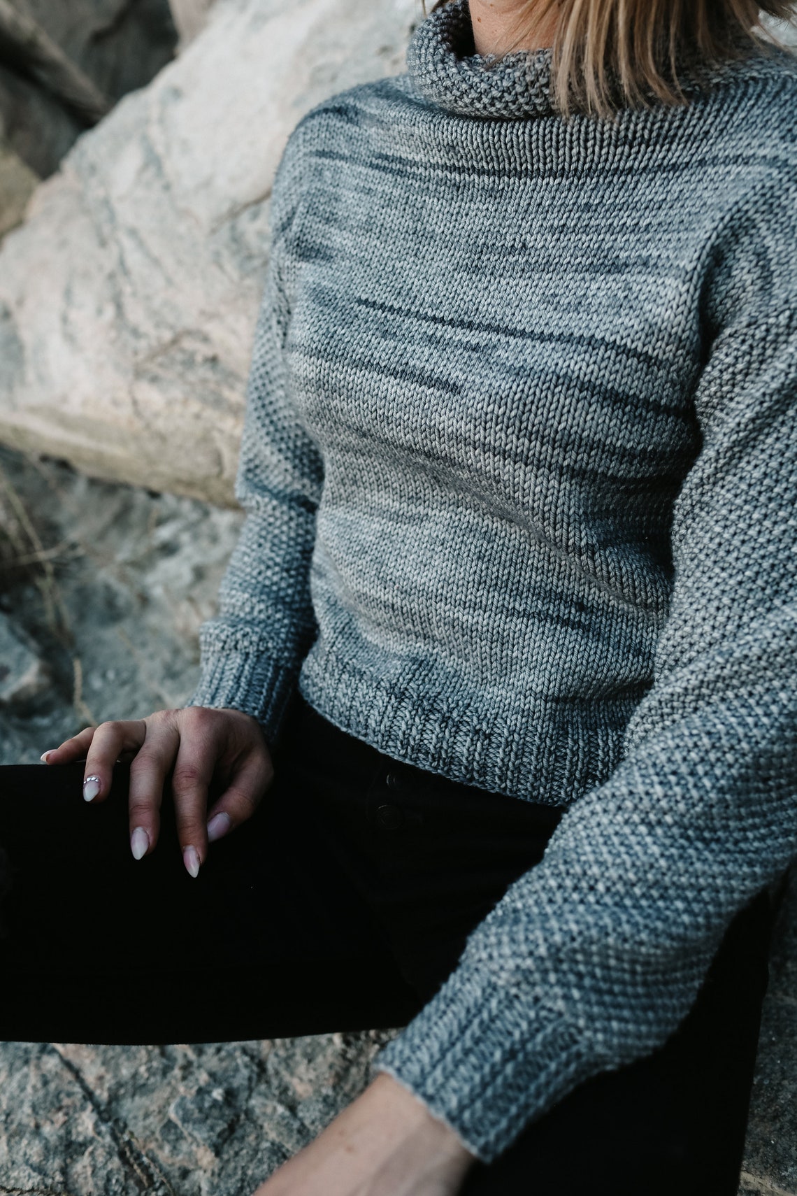 Cropped Sweater KNITTING PATTERN Crop Top Knitting Pattern | Etsy