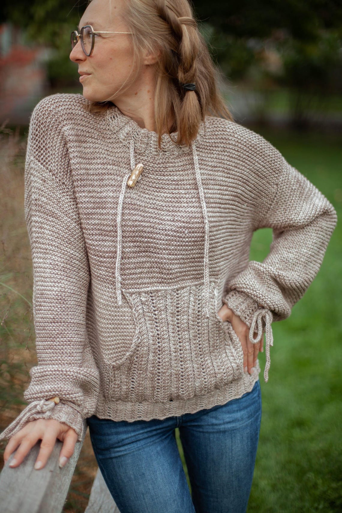 Knitting Pattern: Kaslo Campfire Sweater – Cozy Garter Stitch With ...