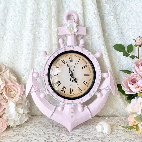 Shabby Chic Clock - Etsy