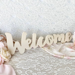 Shabby Chic Welcome Sign, Welcome Signs, Farmhouse Welcome Signs, Front ...