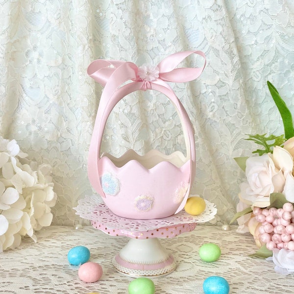 Ceramic Easter Basket - Etsy