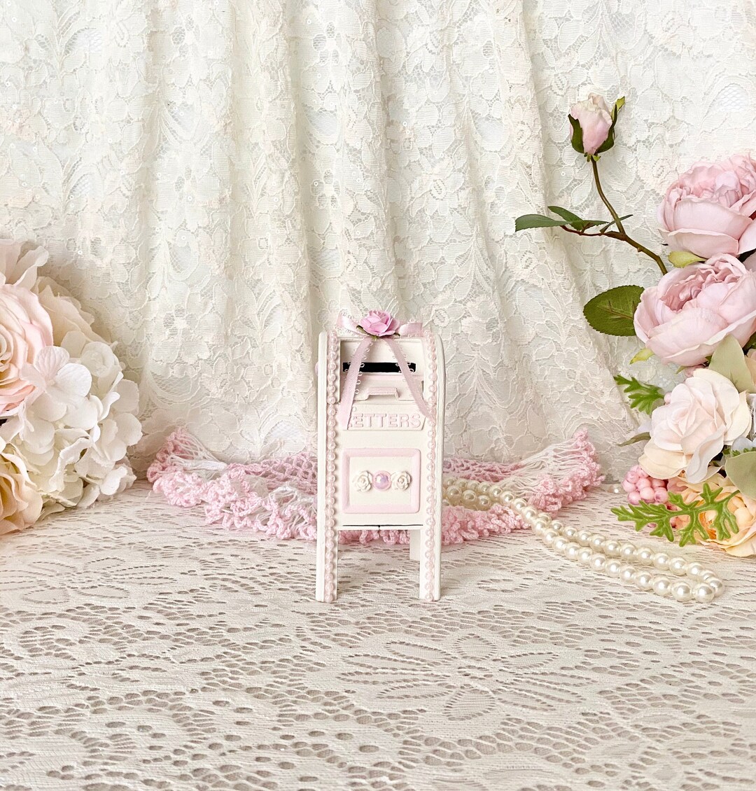 Miniature Mailbox Miniature Shabby Chic Mailbox Mailbox - Etsy