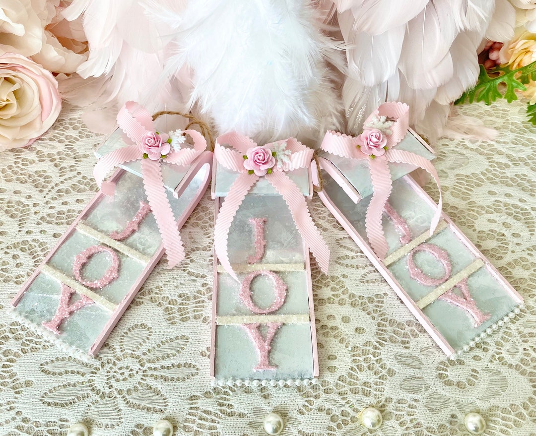 Pink Christmas Sleigh Ornament, Pink Christmas Sleighs, Christmas ...