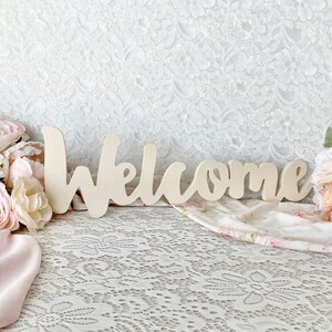 Shabby Chic Welcome Sign, Welcome Signs, Farmhouse Welcome Signs, Front ...