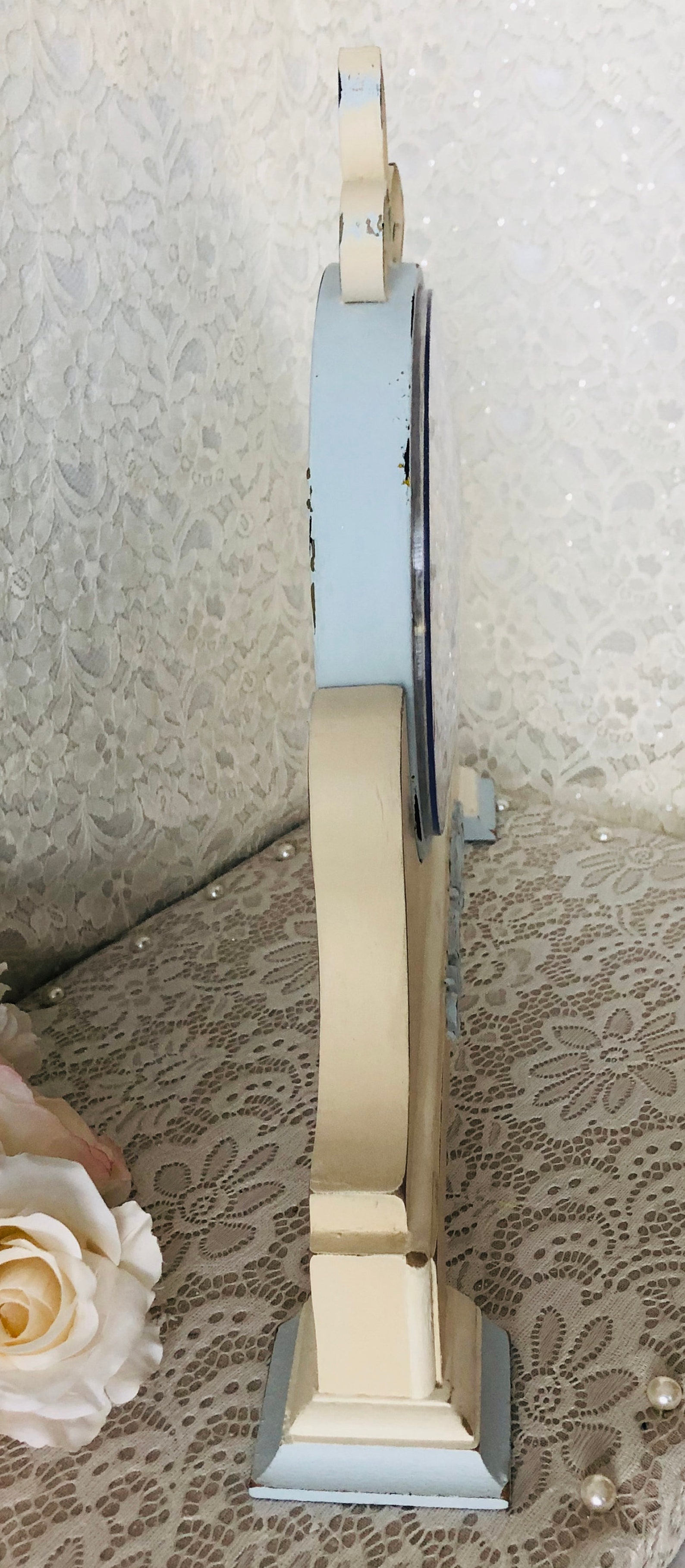 Shabby Chic Clocks Shabby Chic Mantel Clocks Vintage Mantel | Etsy