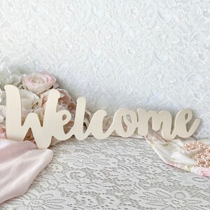 Shabby Chic Welcome Sign, Welcome Signs, Farmhouse Welcome Signs, Front ...