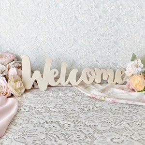 Shabby Chic Welcome Sign, Welcome Signs, Farmhouse Welcome Signs, Front ...