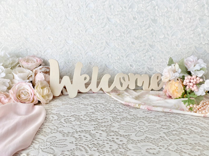 Shabby Chic Welcome Sign Welcome Signs Farmhouse Welcome - Etsy