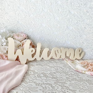 Shabby Chic Welcome Sign, Welcome Signs, Farmhouse Welcome Signs, Front ...