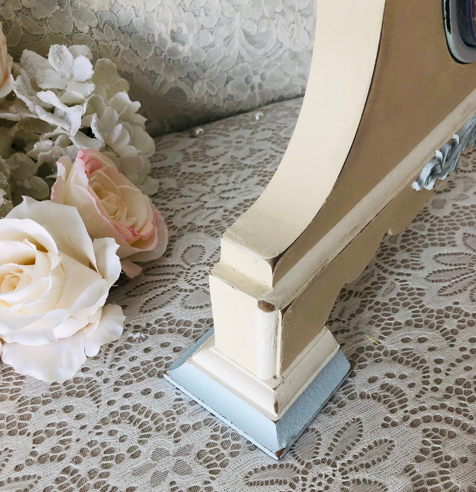 Shabby Chic Clocks Shabby Chic Mantel Clocks Vintage Mantel | Etsy