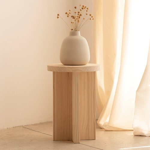 Mini Display Stool Wooden Riser Wooden Decor Brown - Etsy Canada