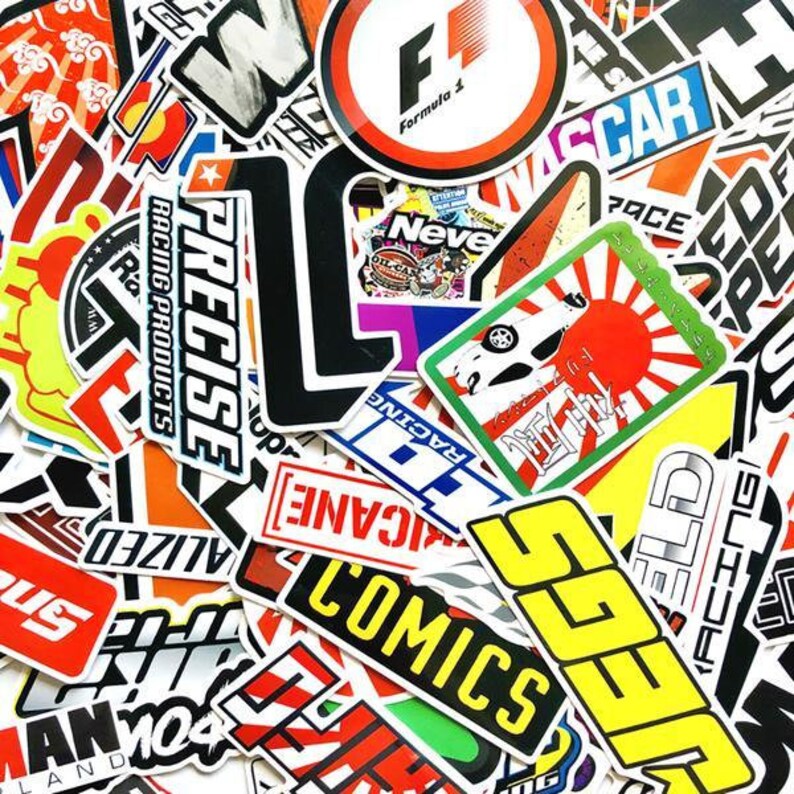 JDM RACING 100pc Sticker Pack | Etsy