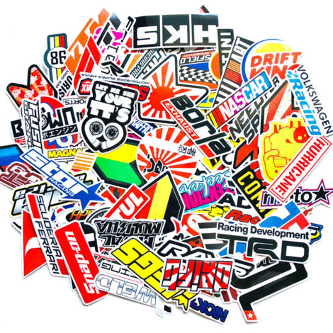 JDM RACING 100pc Sticker Pack | Etsy