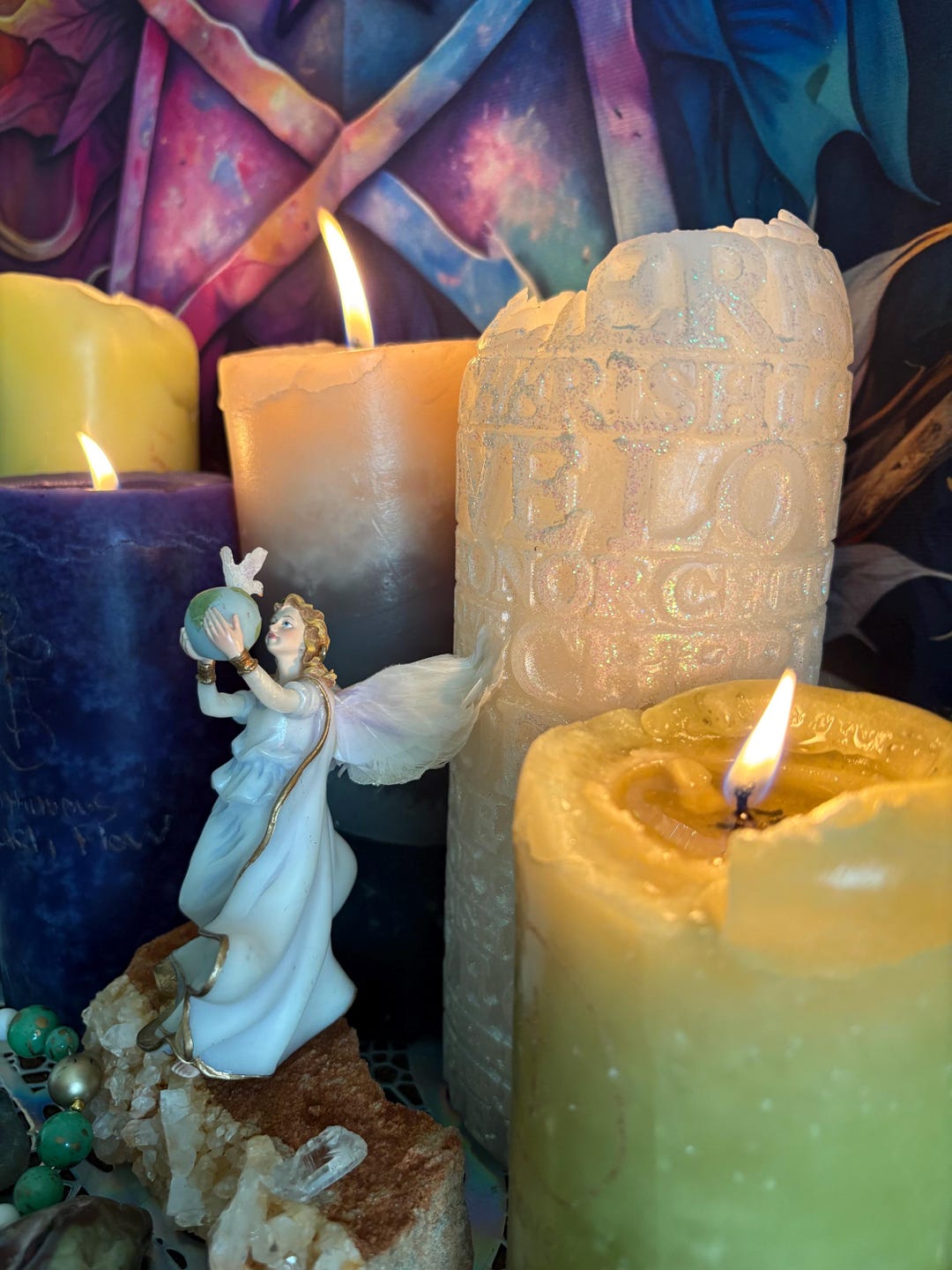 Haunted Angel of Earth & Starfire| Wish Granting Grid Healer| Guardian ...