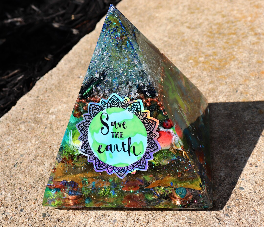 Save the Earth EMF Protection Pyramid - Etsy