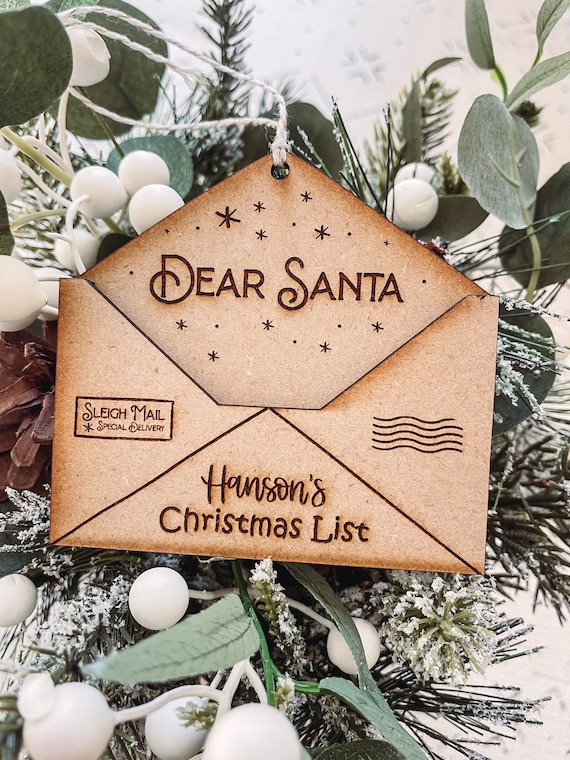 Christmas List Ornament Christmas Ornament Christmas - Etsy