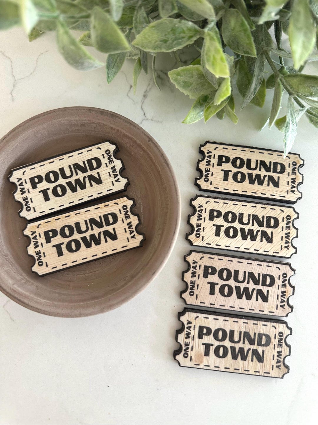 One Way Ticket to Pound Town | Pound Town Ticket | Valentine's Gift ...